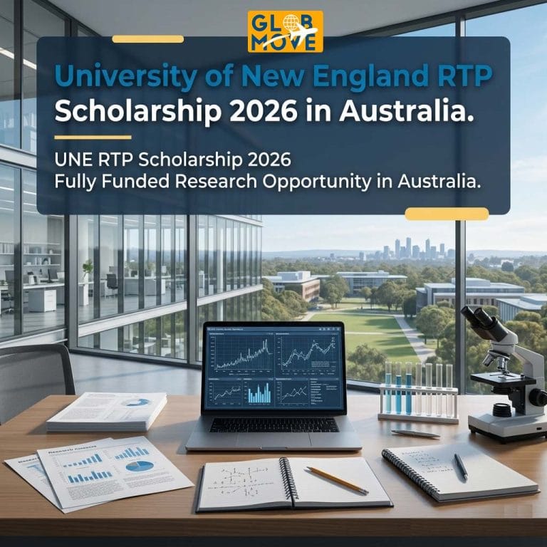 University of New England RTP Scholarship 2026/Australia - Globmove